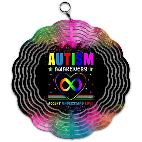 Design | Autism Awareness Colorful Design Wind Spinner | Poshmark